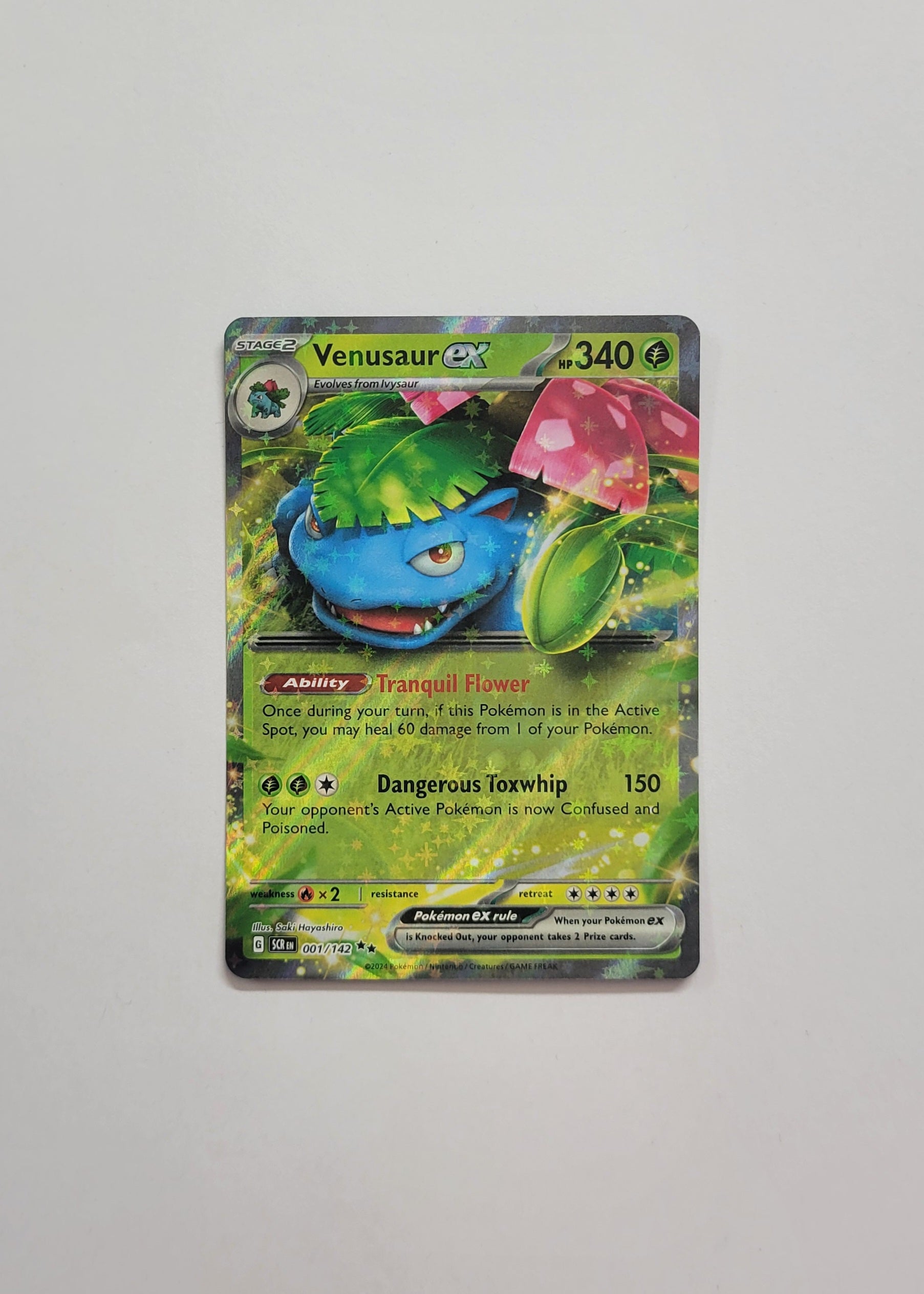 Venusaur ex 001/142 - Stellar Crown – Level Up Games