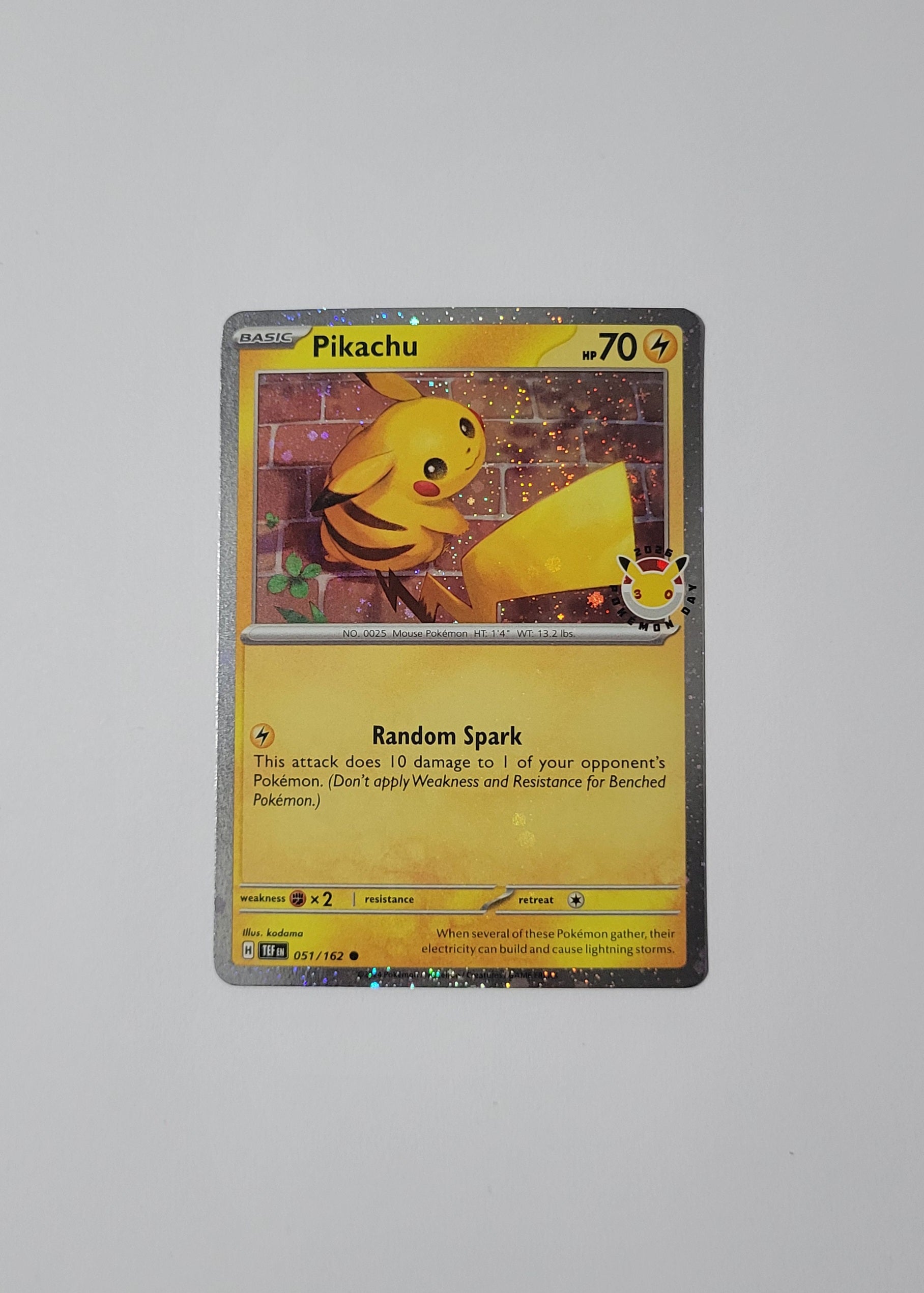 Pikachu 051/162 (Pokémon Day 2026 Stamped) - Temporal Forces – Level Up ...